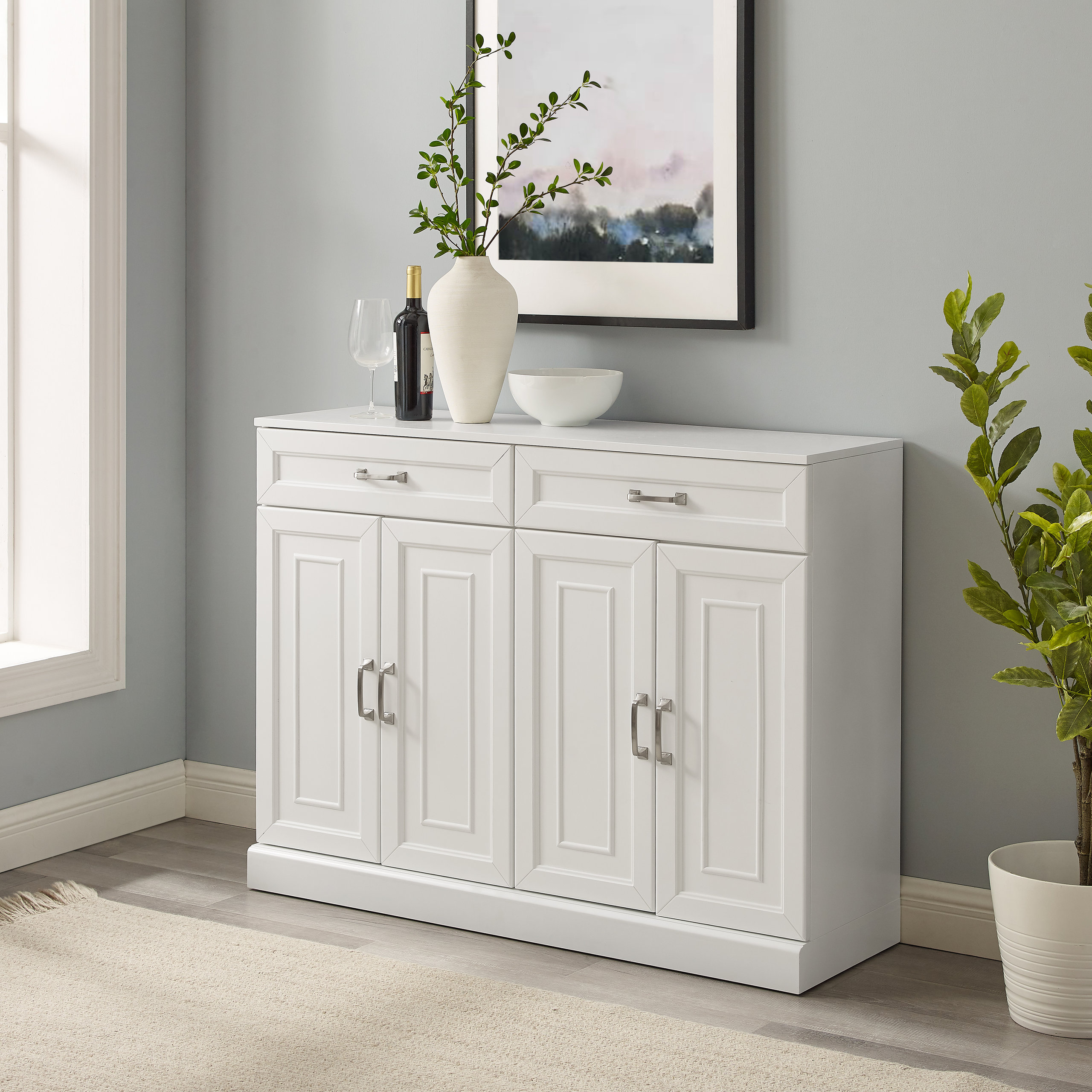 Stanton Sideboard White - Transitional - Buffets And Sideboards - by ...