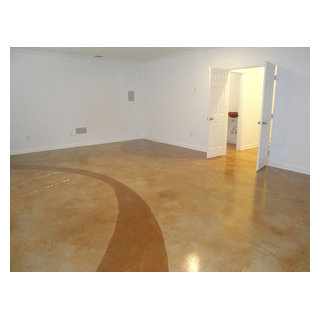 Stained and Engraved Concrete - Modern - Atlanta - by Ekhaya Designs ...