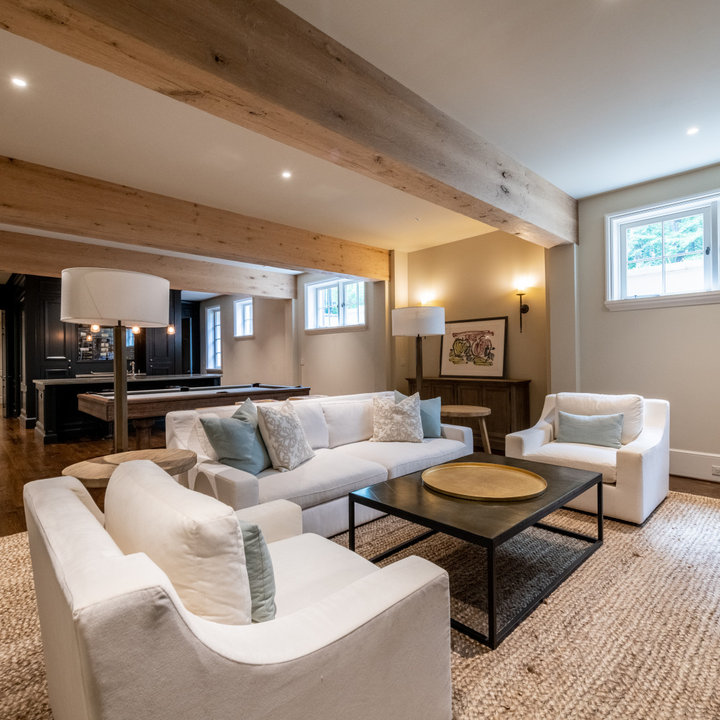 75 Exposed Beam Basement Ideas You'll Love - December, 2025 | Houzz