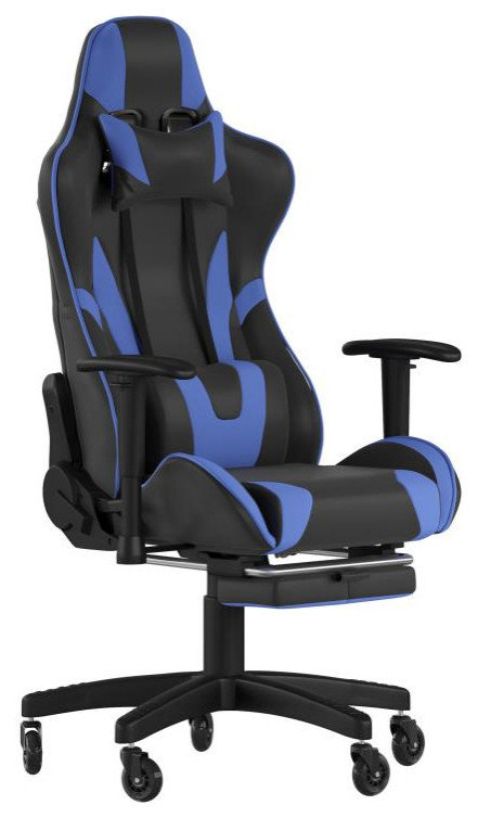 Blue Chair-Skate Wheels - Contemporary - Gaming Chairs - by Timeout PRO ...