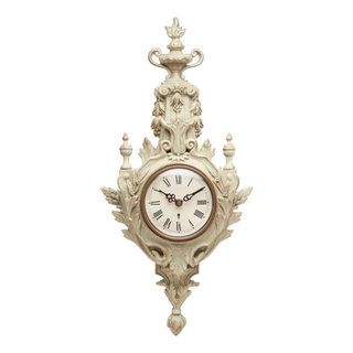 Resin Torch Design Wall Clock - French Country - Wall Clocks - by ...