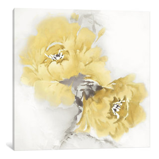 "Flower Bloom In Yellow II" by Jesse Stevens, Canvas Print, 12x12x1.5 ...