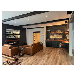 Ron and Cheryl Parrington full basement build out - Transitional ...