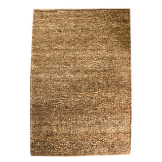 Elements Solid Wool & Jute Berber Eco-Friendly Rug, 4' X 6' - Farmhouse ...