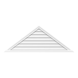 Triangle PVC Gable Vent, Brickmould Sill Frame, 66"W x 30-1/4"H ...