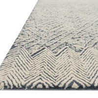 Ellen DeGeneres Crafted by Loloi Blue/Ivory Kopa Rug 1'6"x1'6" Square ...