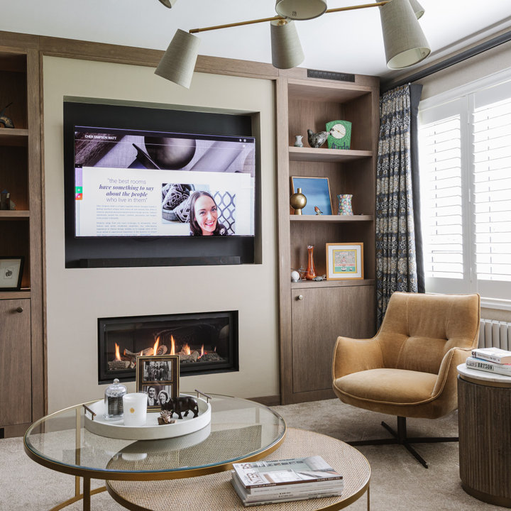 75 Beautiful Living Room Feature Wall Ideas and Designs - May 2026 ...