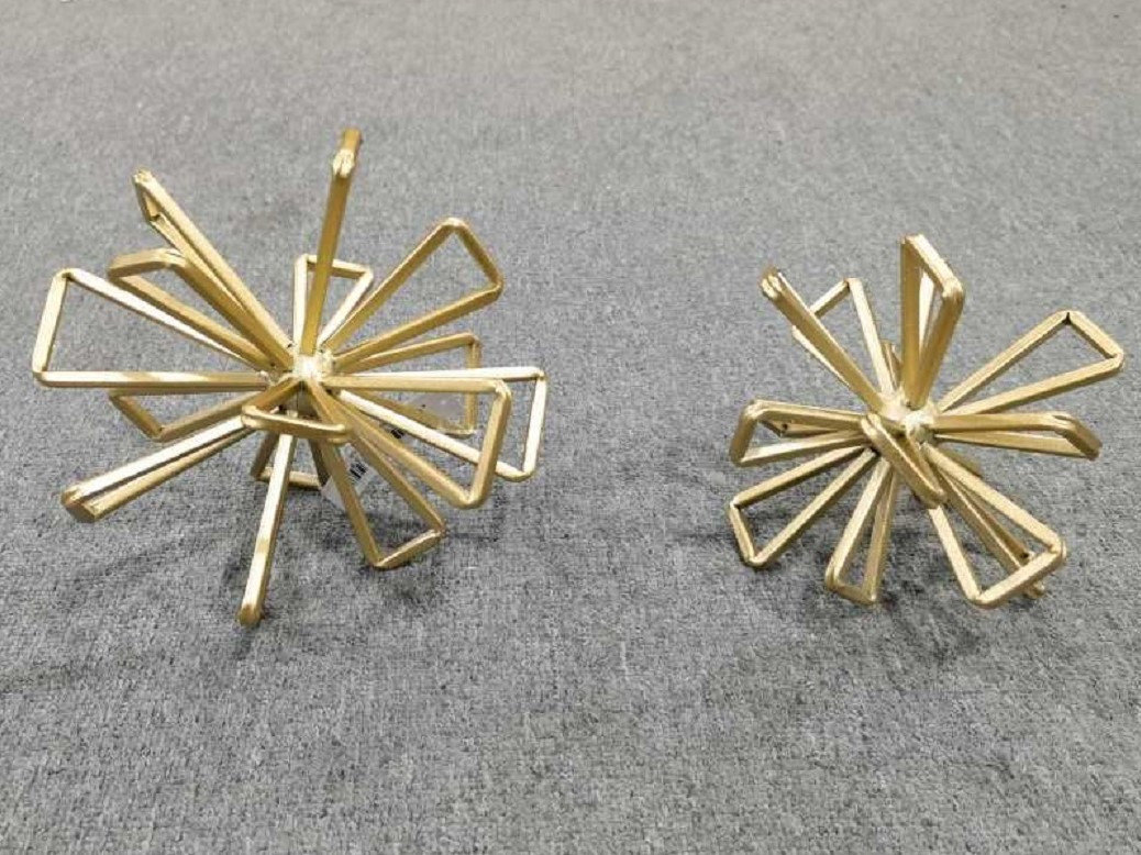 Geometric 3D Star Sculpture 7" or 8.5", Large - Contemporary ...