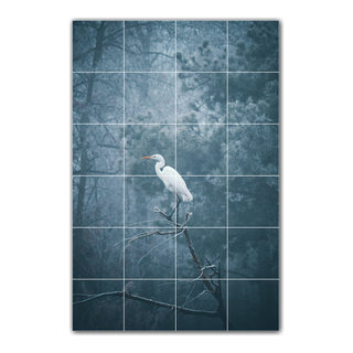 Bird Ceramic Tile Wall Mural HZ500217, 32" Wide x 48" High ...