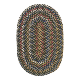 Colonial Mills Wayland Oval Braided Rug, 14X18 - Contemporary - Area ...