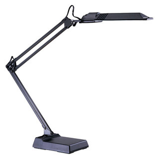 Ultima Fluorescent Extended Reach Desk Lamp, Black - Transitional ...