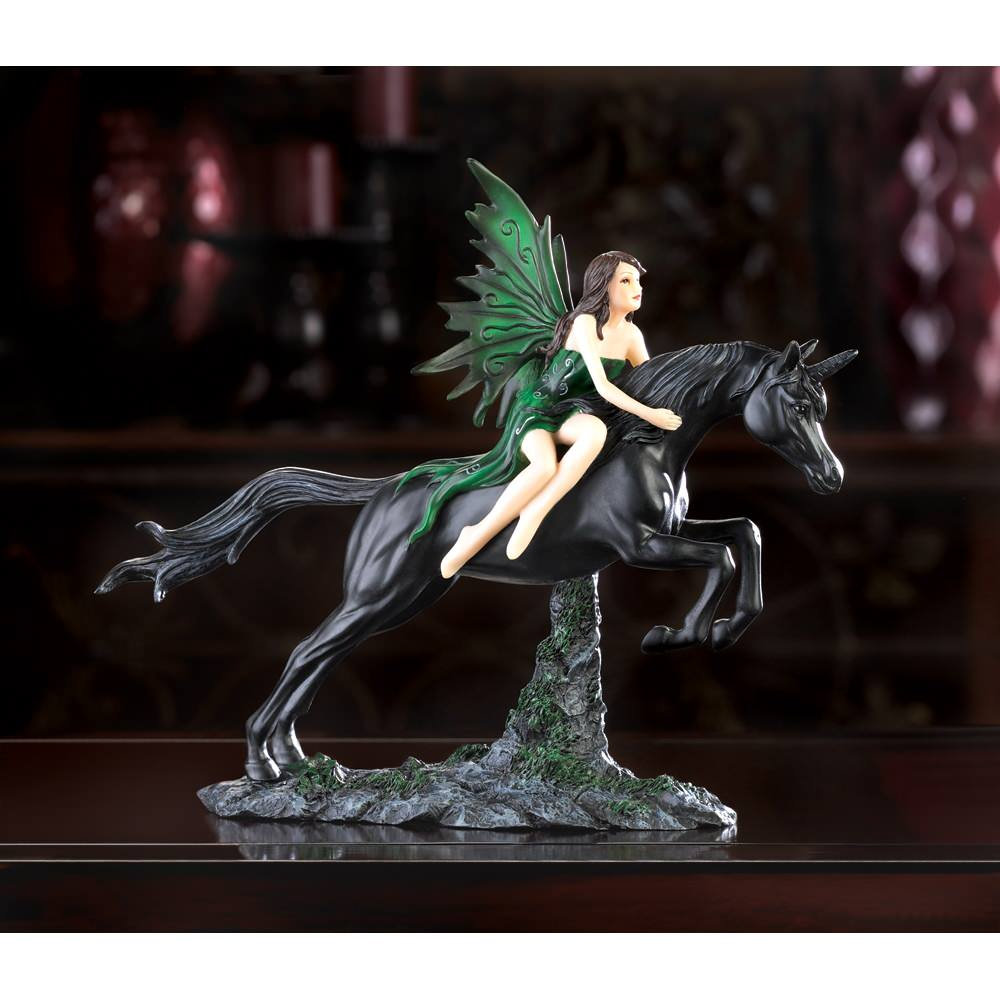Midnight Fairy Figurine - Contemporary - Decorative Objects And ...