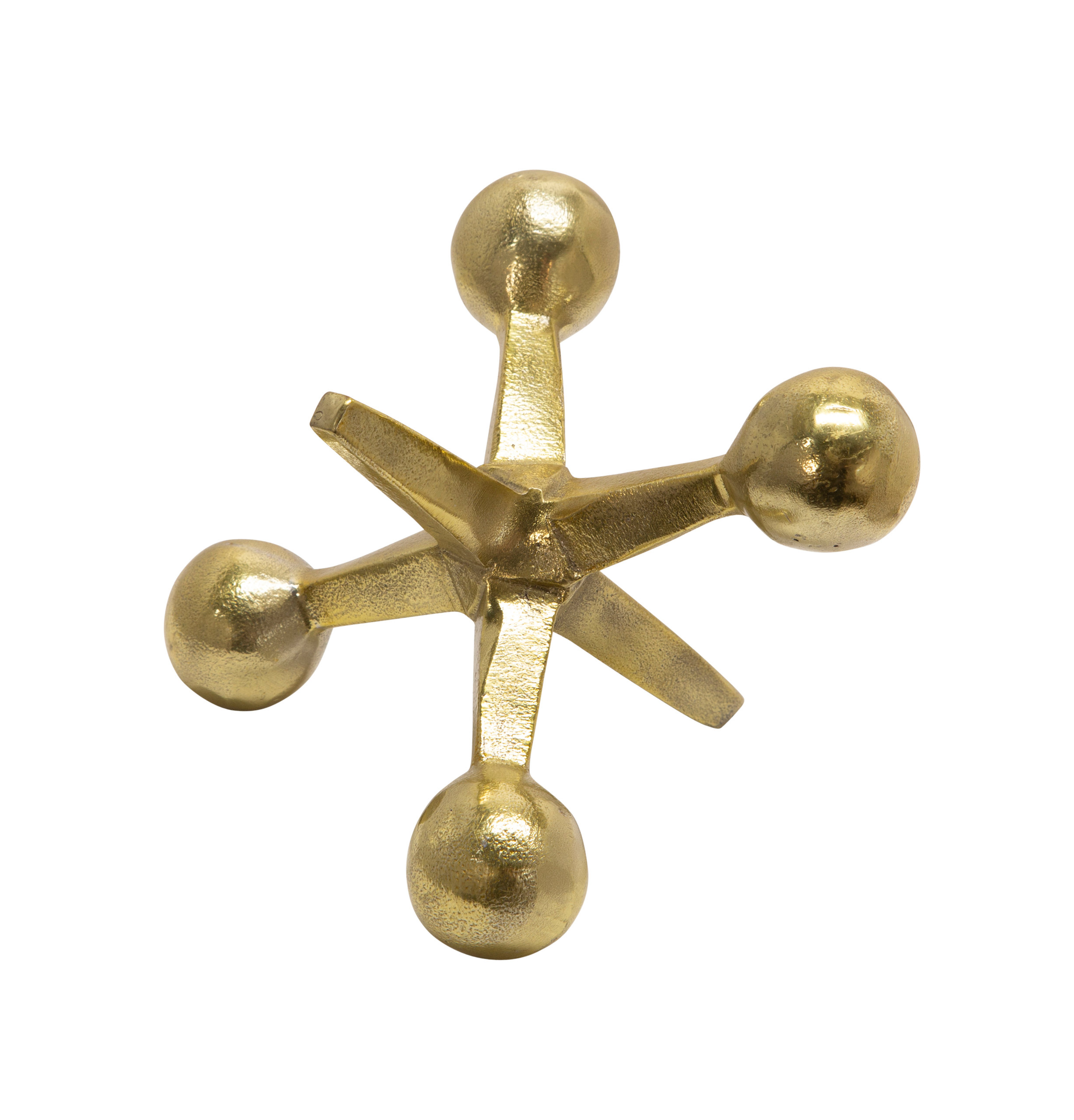 Sagebrook Home Gold Metal Jacks Decor, 5" - Midcentury - Decorative ...