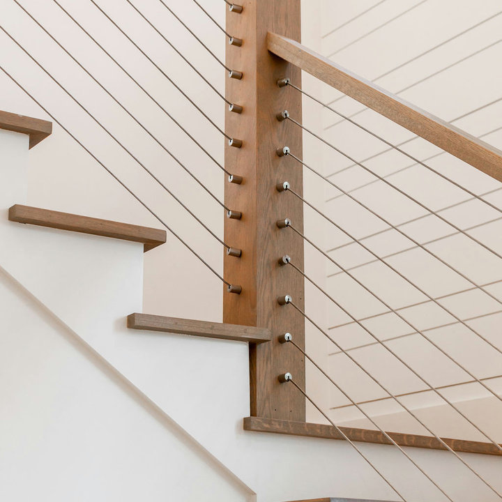 75 Cable Railing Staircase Ideas You'll Love - December, 2025 | Houzz