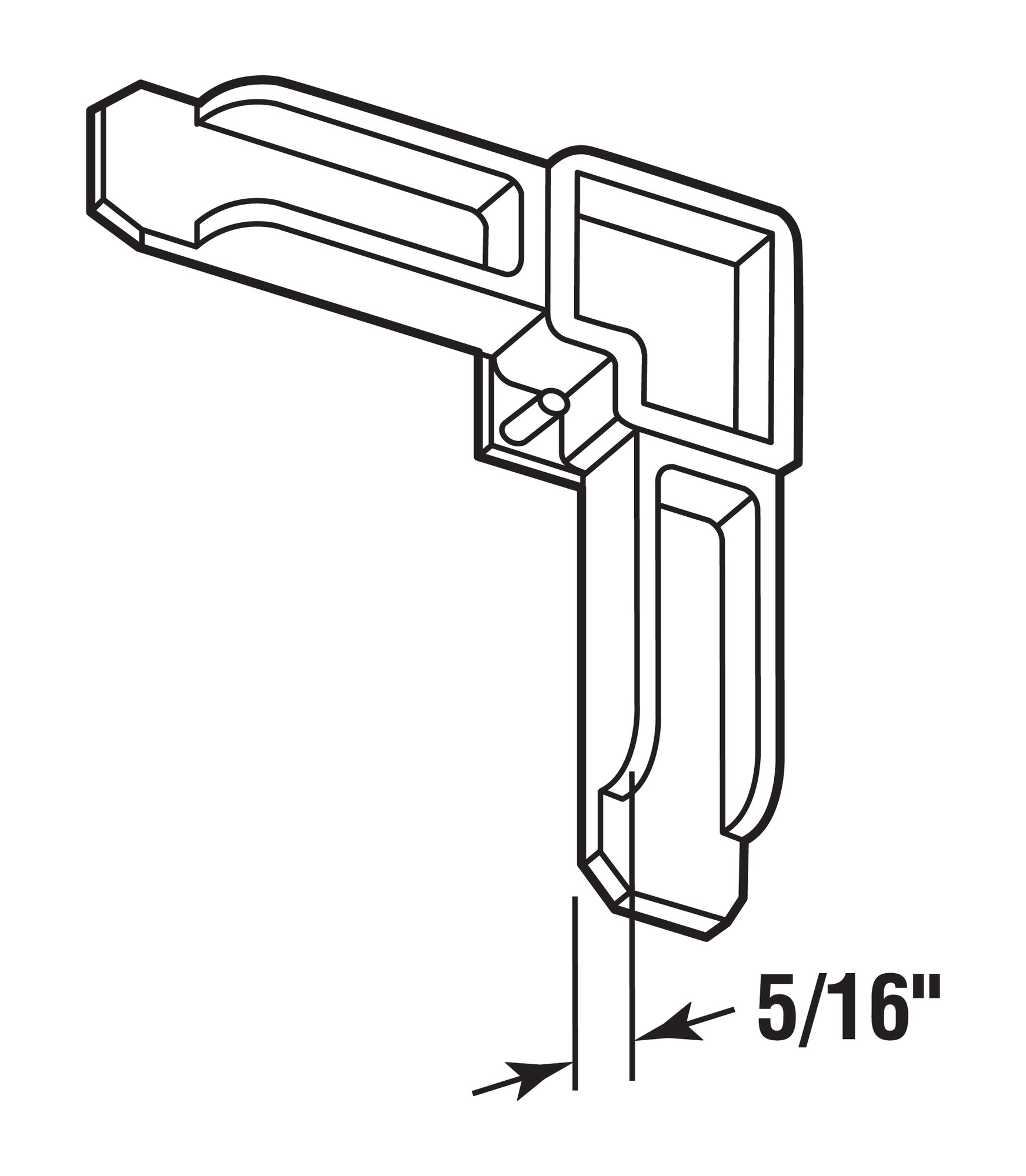 Screen Frame Corner, 5/16-Inchx3/4-Inch, White Plastic,(Pack of 4 ...