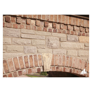 French Country Stone & Nottingham Tudor Brick Home - North Carolina ...