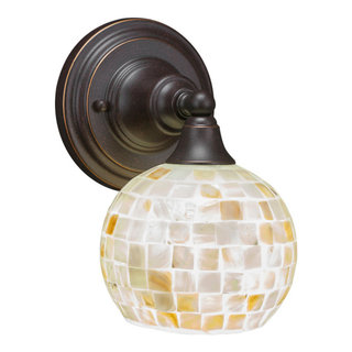 Wall Sconce, 6x6.25x9.25 - Beach Style - Wall Sconces - by Toltec ...