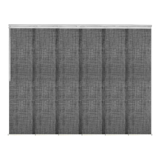 Lizbeth 6-Panel Track Extendable Vertical Blinds 98-130"W, 116" H ...