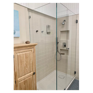 Custom Glass Enclosure, Modern Plumbing - Modern - Bathroom - Other ...