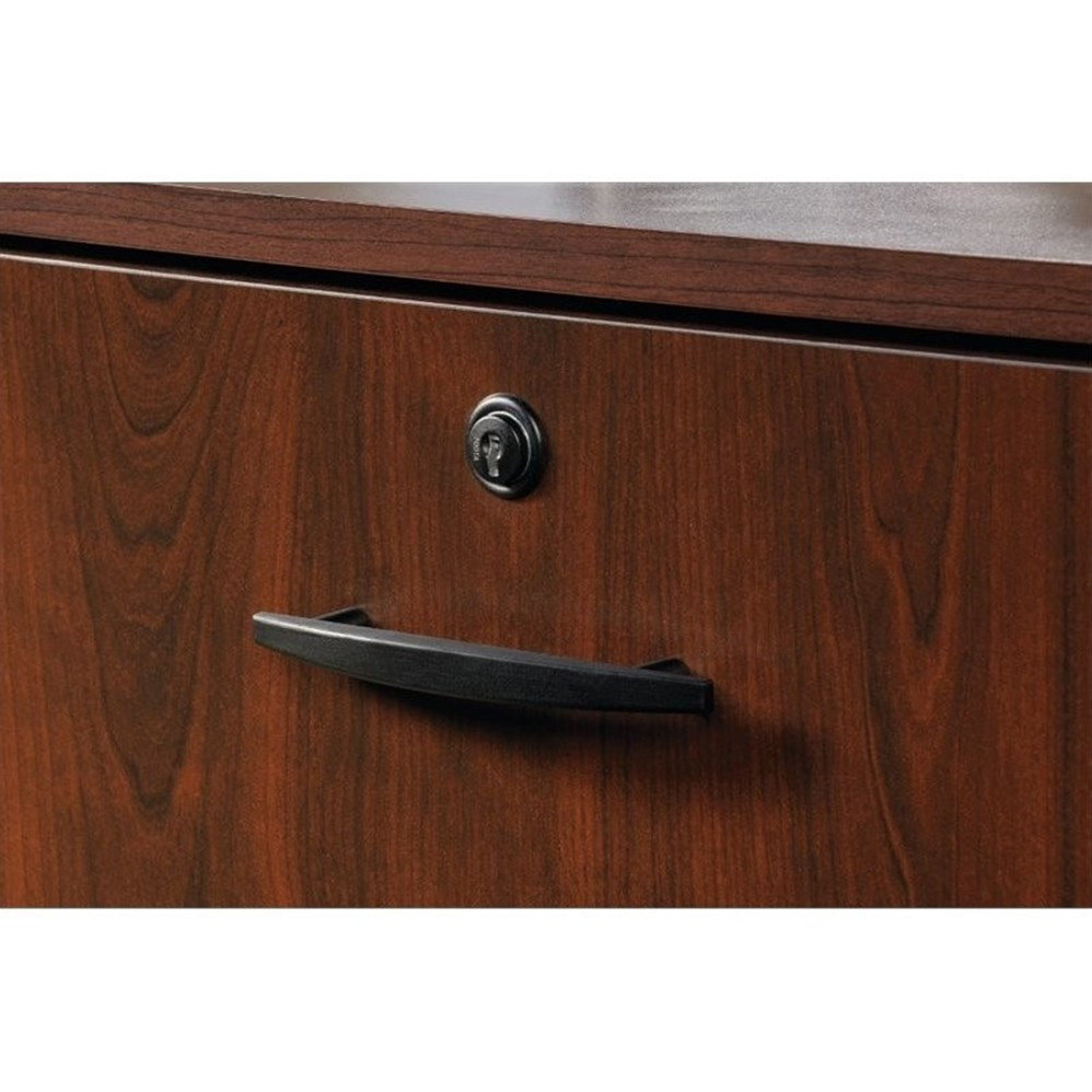 Sauder Via Engineered Wood File Cabinet in Classic Cherry Finish ...