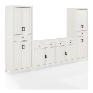 Tara 3Pc Sideboard And Pantry Set - Transitional - Buffets And ...