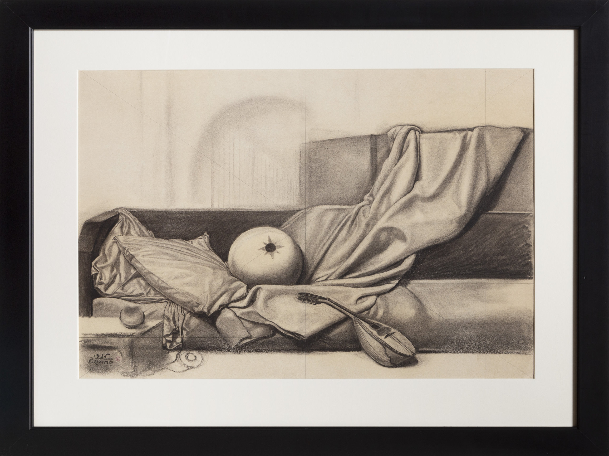 Odalisque, Benjamin Benno, 31x21 - Contemporary - Drawings And ...