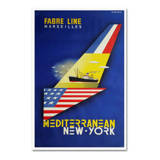 Vintage Apple Collection 'Fabre' Canvas Art, 22"x32" - Midcentury ...