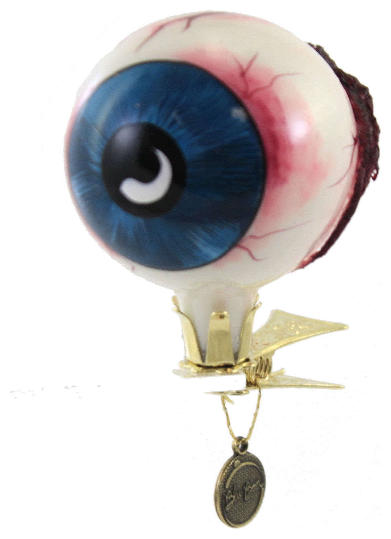 Blu Bom Blue Eye Ball Ornament Bloodshot Halloween Clip On, 3 In H X 2 ...