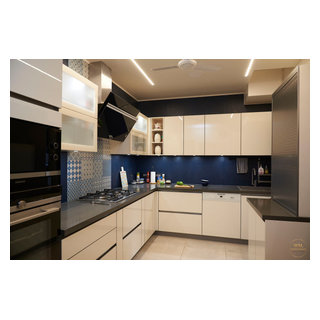 4 BHK Oberoi Prisma - Modern - Kitchen - Mumbai - by White Maison | Houzz