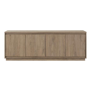 Presque Rectangular Tv Stand For Tv'S Up To 80 In Gray - Contemporary ...