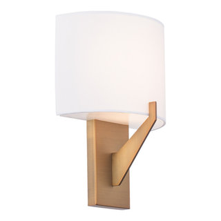 WAC Lighting WS-47108-30 Fitzgerald 8"W LED Wall Sconce Set to ...