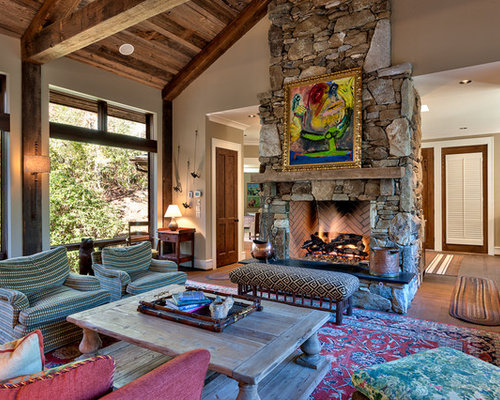 Walk-In Fireplace Ideas, Pictures, Remodel and Decor