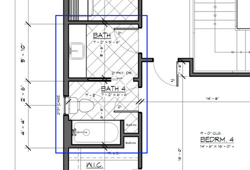Shared hallway and bedroom bathroom | Houzz Forum