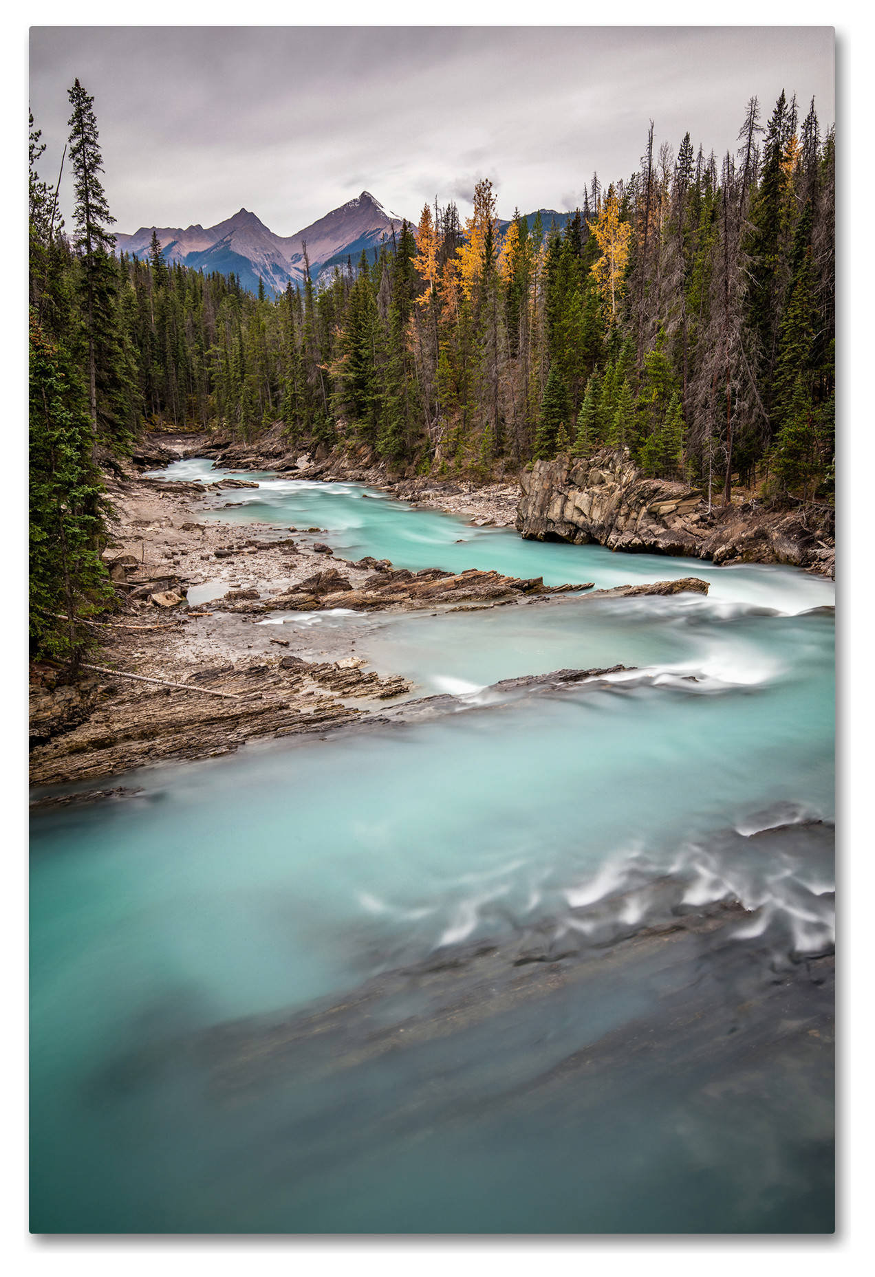Pierre Leclerc 'Kicking Horse River' Canvas Art, 19"x12" - Contemporary ...