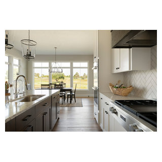 Rustic Rambler - Rustic - Kitchen - Minneapolis - by Custom One Homes ...