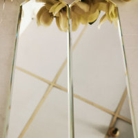 Reflections Peel & Stick 3x12 in Beveled Mirror Picket Tile in Silver ...