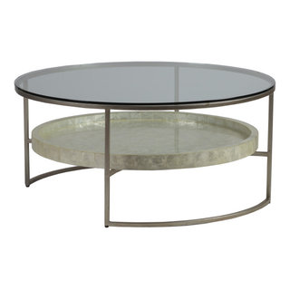 Cumulus Capiz Round Cocktail Table - Contemporary - Coffee Tables - by ...