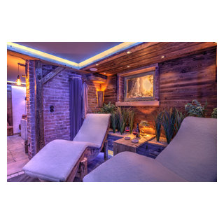 Privat Spa mit Alm Feeling - Landhausstil - Badezimmer - München - von ...