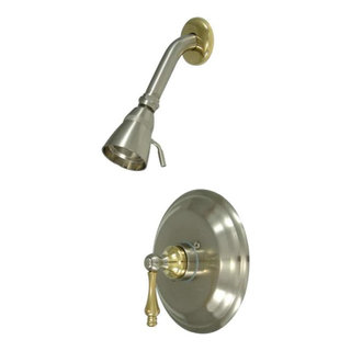 Wall Mounted Shower Faucet, Single Lever Handle - Traditional ...
