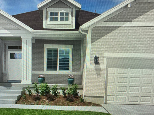 What color exterior paint with ivory brick?