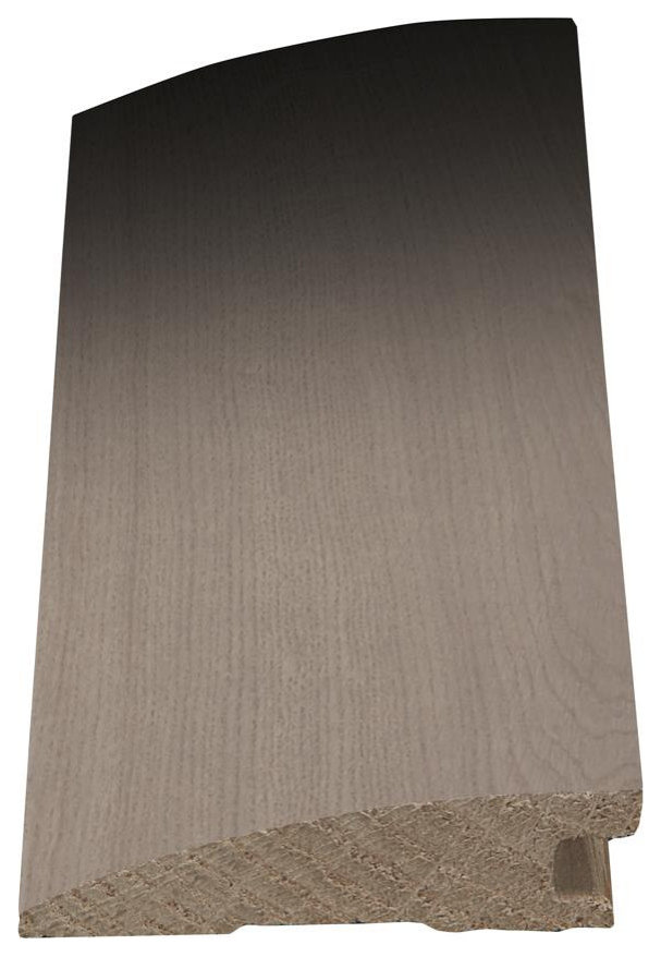 European White Oak Flush Reducer, 1/2"x2"x78", Wood Molding-Mineral ...