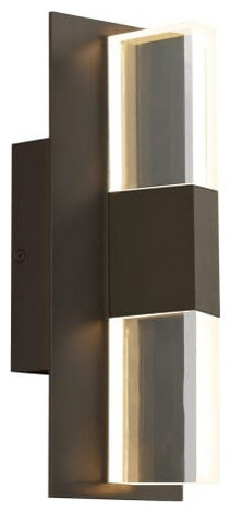Lyft 13" Outdoor Wall Light in Bronze, 5.000 - Modern - Outdoor Wall ...