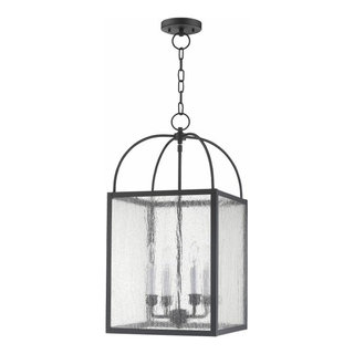Vicar's Bridge Road 4-Light Chain Lantern, Farmhouse Style12.75"W ...
