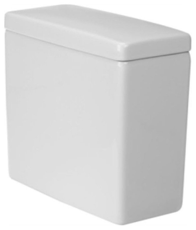Duravit 0920400004 Starck 3 Single-Flush White Toilet Tank with Side ...