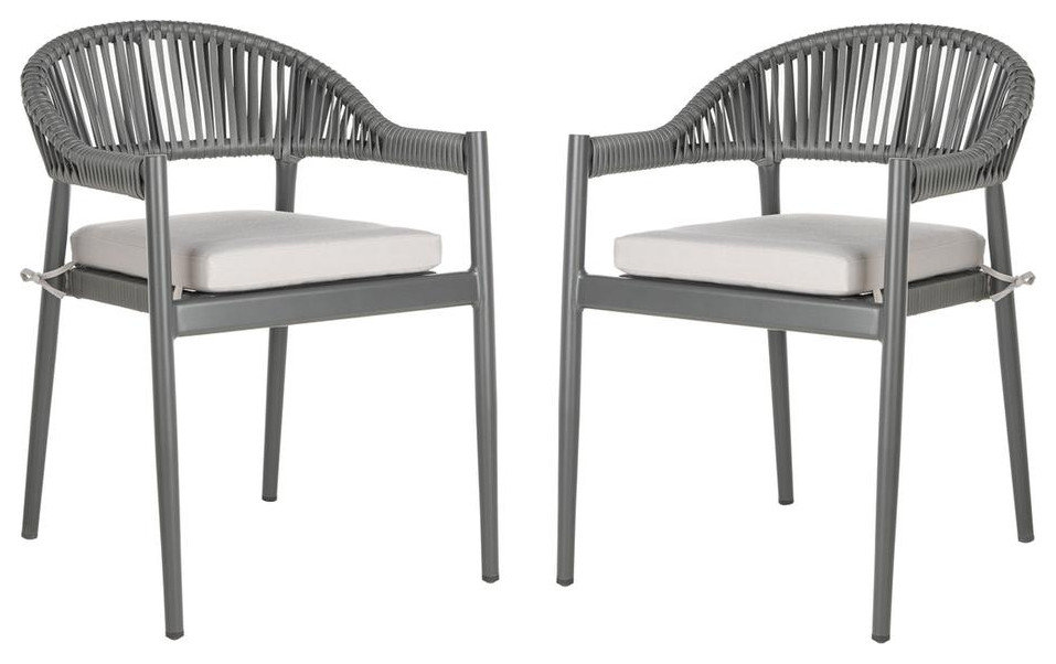 Greer Stackable Rope Chair - Contemporary - Dining Chairs - by Bison ...