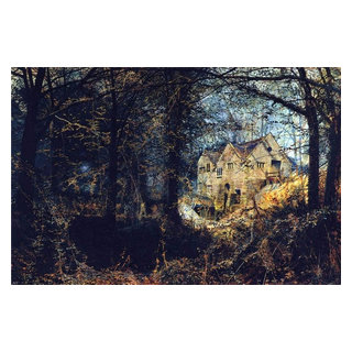 John Atkinson Grimshaw Autumn Glory The Old Mill Wall Decal, 18x27 ...