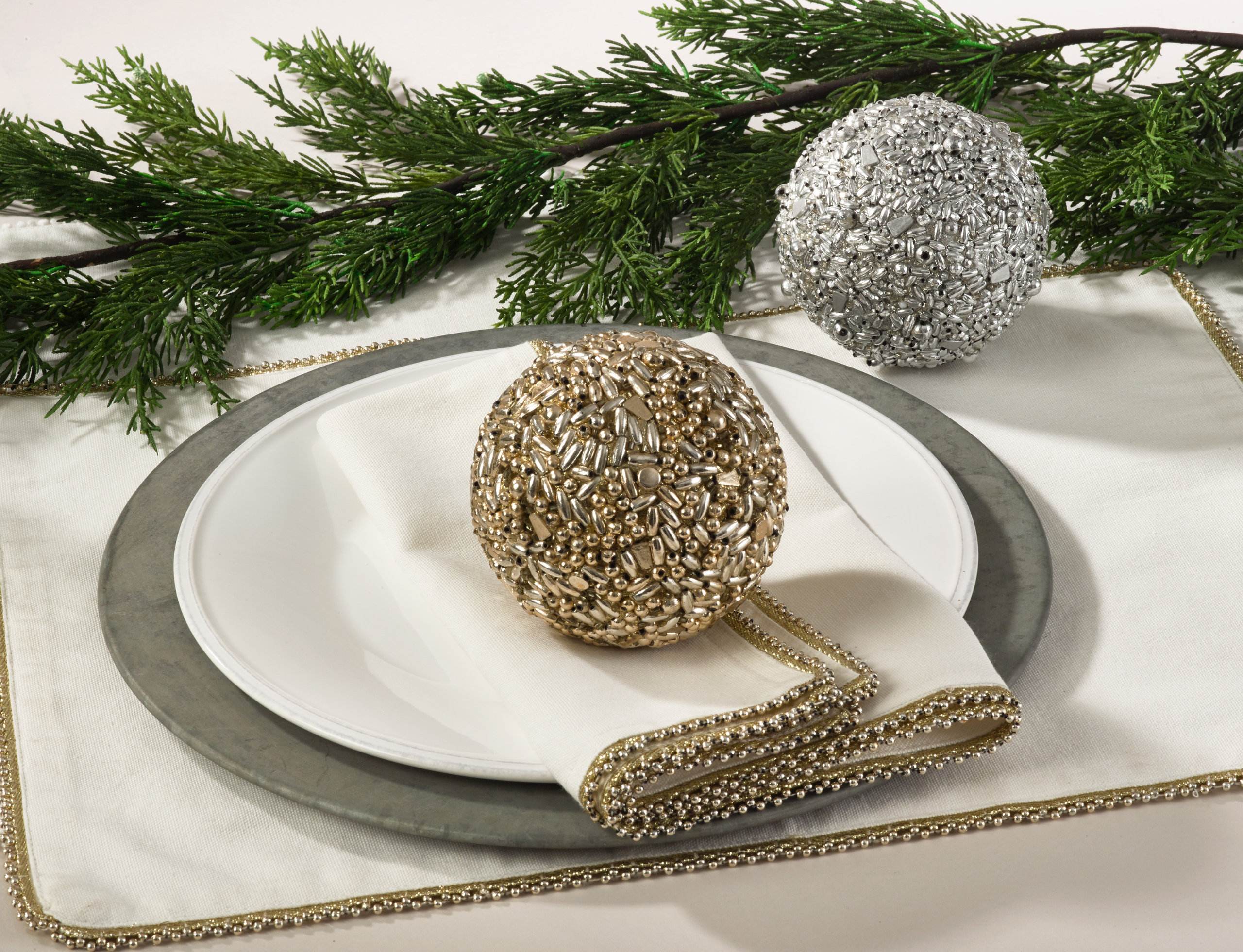 Metallic Design Decorative Spheres, Set of 6 - Contemporary ...