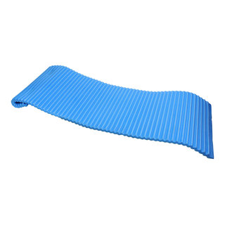 70-Inch Blue Portable Rippled Foam Swimming Pool Mattress Raft - Modern ...