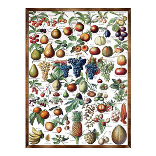 Fruit Montessori Wooden Poster Wooden Kids Room Decor Classroom Decor ...