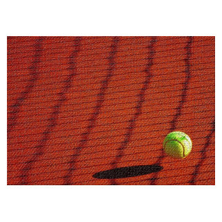 Tennis Ball 1 Area Rug, 5'0"x7'0" - Contemporary - Novelty Rugs - by ...